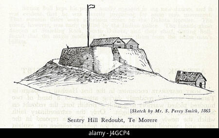 Sentry hill redoubt te morere Stock Photo - Alamy