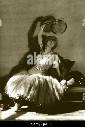 Ruth St. Denis, a renowned American dancer, is captured in an iconic ...