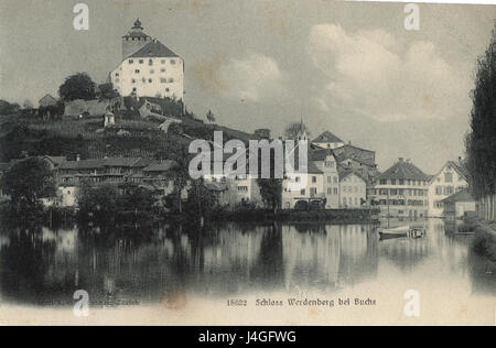 Schloss Werdenberg bei Buchs 1907 Stock Photo - Alamy