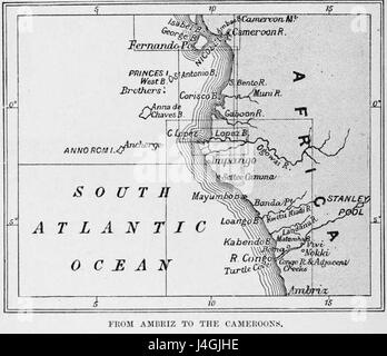 Stanley Founding of Congo Free State 81 Plan of the Bangala Settlements ...