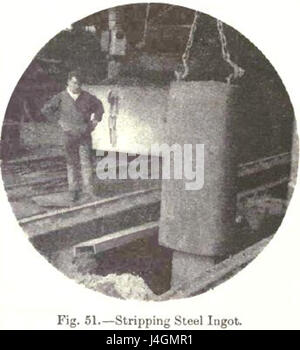 Stripping steel ingot Stock Photo - Alamy