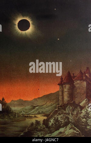 Solar Eclipse Drawing Stock Photo - Alamy