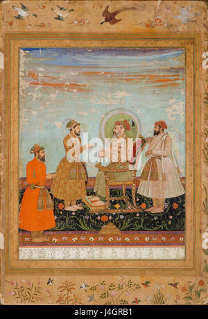 Portrait of Dara Shikoh, Shah Jahan's eldest son, who ruled in the time ...