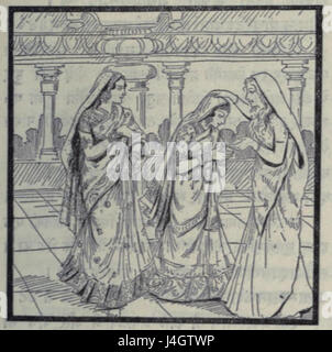 'Subhadra and Drupadi Meets Kunti' is a painting illustrating a pivotal ...