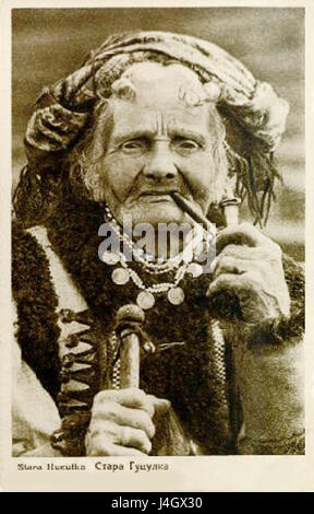 Stara Hutsulka is a traditional representation of a Ukrainian woman ...