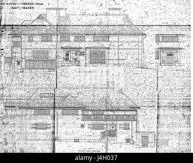 Stockenbergs villa ritning fasader (2 Stock Photo - Alamy