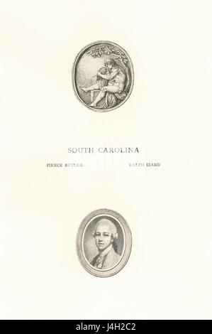 South Carolina- Pierce Butler, Ralph Izard Stock Photo - Alamy