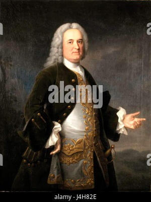 Sir George Downing 3rd Bt Stock Photo - Alamy