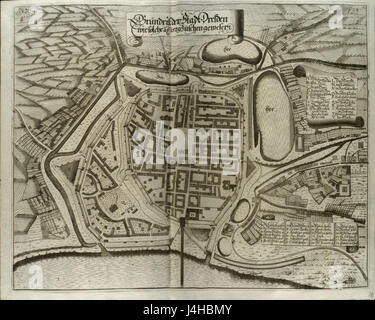 This is a 1529 city map of Dresden, Germany, offering a historical view ...