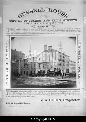 Russell House 1875 Stock Photo - Alamy