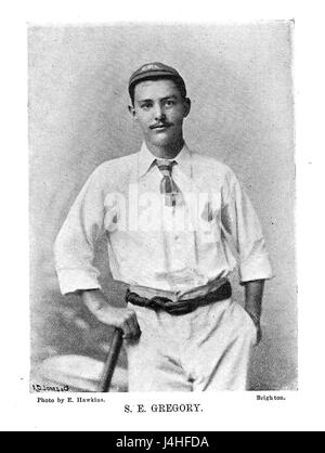 S E Gregory, cricketer Stock Photo - Alamy