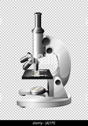 Microscope with three lens Stock Vector Image & Art - Alamy