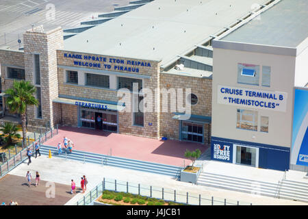 greece attica athens piraeus the cruise terminal Stock Photo: 39978222 ...