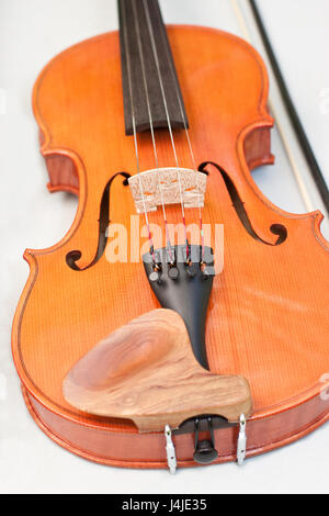 Violin on white Stock Photo - Alamy