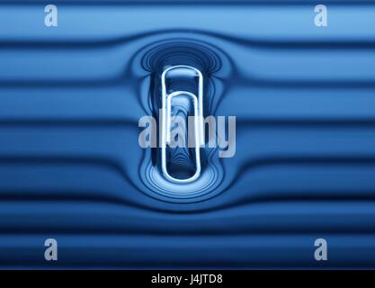 Floating Paperclip. Paper clip floating on water courtesy of surface ...