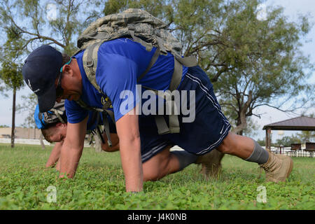 Lt. Col. Cory Christoffer, 47th Student Squadron commander (right ...