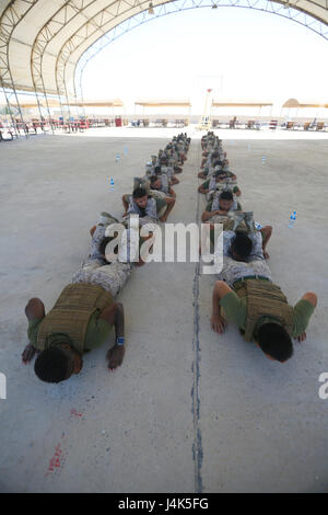 Marines from the DJC2 Detachment participate in a Marine Corps Martial ...