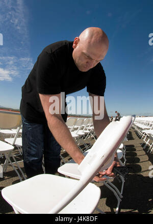 Volunteers from the 60th Engineering Squadron at Travis Air Force Base ...
