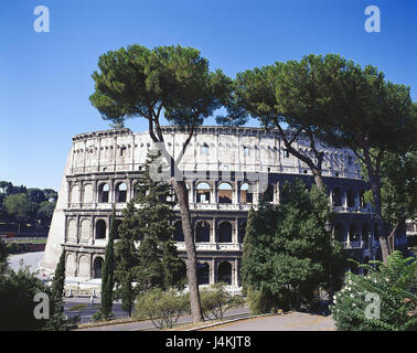 Facade of the Coliseum of Roma, Italy Stock Photo - Alamy