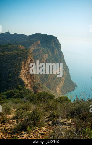Sierra Helada natural park cliffs Stock Photo - Alamy