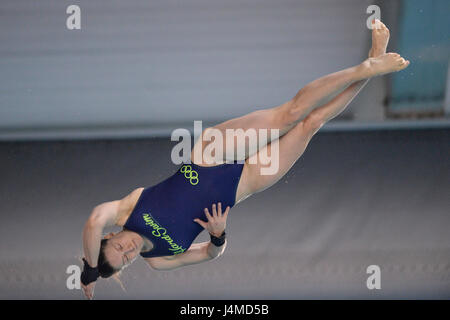 Turin, Italy. 12th May, 2017. Italian diving championships Platform 3 ...