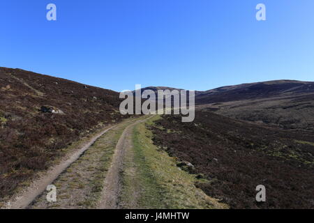 Cateran Trail leading to Spittal of Glenshee Scotland May 2017 Stock ...