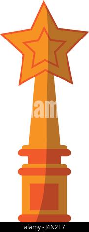 star shape trophy icon image Stock Vector Image & Art - Alamy