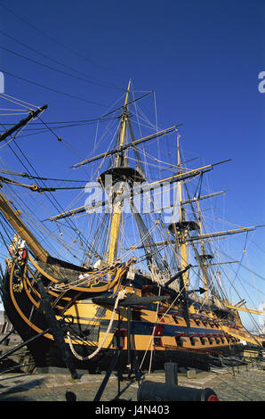 HMS Victory Portsmouth Harbour Naval Docks Stock Photo - Alamy