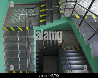 Stairs in the factory, setting, structure, structures, balustrade ...