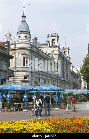 Bulgaria, Ruse, city centre, freedom square, monument of the freedom ...