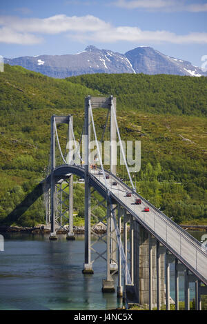 Tjeldsund Bridge in Norway Stock Photo - Alamy