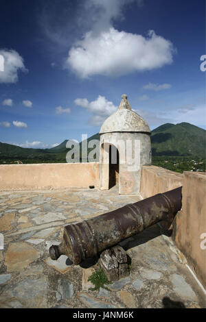 Venezuela Isla Margarita island Castillo de Santa Rosa fort entrance ...