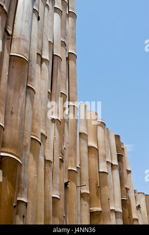 beautiful Thai bamboo fence background Stock Photo - Alamy