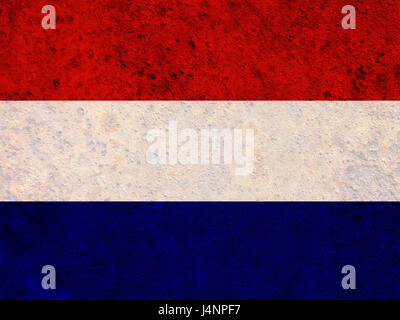Textured flag of the Netherlands in nice colors Stock Photo - Alamy