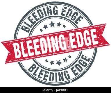 bleeding edge ribbon. bleeding edge grunge band sign. bleeding edge ...