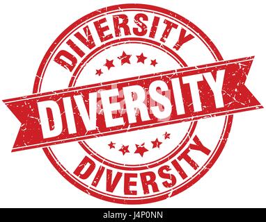 diversity round grunge ribbon stamp Stock Vector Image & Art - Alamy