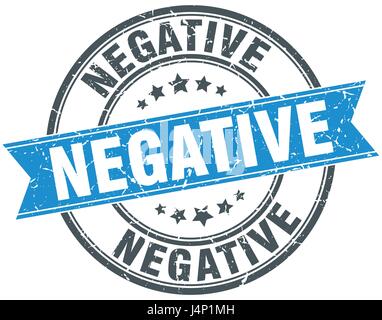 negative round grunge ribbon stamp Stock Vector Image & Art - Alamy