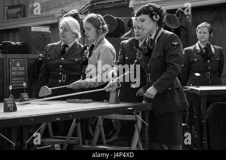 RAF Control Room Reenactment Stock Photo - Alamy