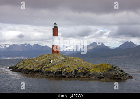 Navigation on Beagle channel, Argentina landscape. Tierra del Fuego ...