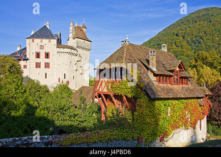 France, castle Menton Stock Photo - Alamy