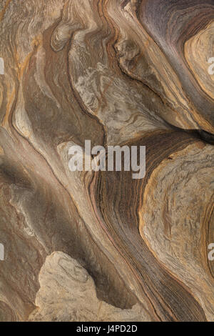 Sedimentary rocks with contour patterns Stock Photo - Alamy