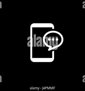 Innovations in Communication Icon. Business Concept. Flat Design Stock ...