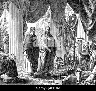 Solon, c. 638-c. 558 BC, an Athenian statesman, lawmaker, and poet ...