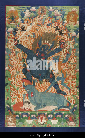 This artwork from the LACMA collection, depicting Yama and Yami ...