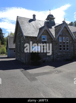 Exterior of Grandtully Primary School Scotland May 2017 Stock Photo - Alamy