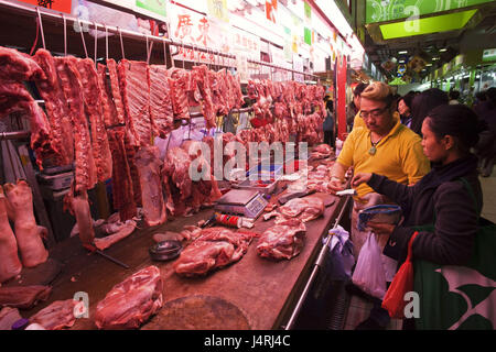 Asia, China, Hong Kong, Butcher's Shop, Meat Shop, Goat, Meat Market ...