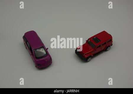 Macro shooting on model cars. Copy of original dimensions Stock Photo ...