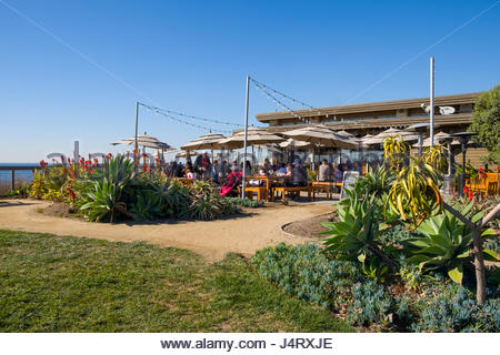 Terranea Resort at Rancho Palos Verdes, aerial view of a luxury Stock ...