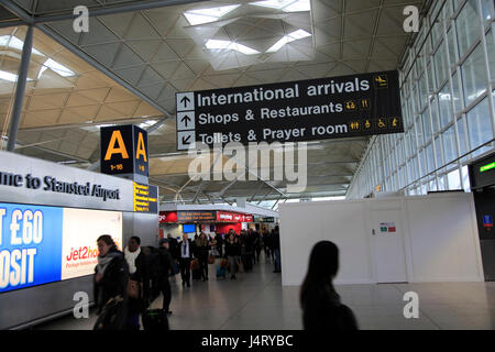 interior london stansted airport essex, england uk Stock Photo ...