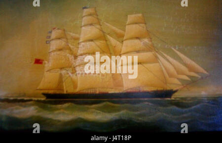 Windhover Tea Clipper Ship Stock Photo - Alamy